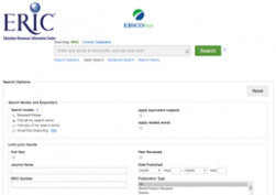 ERIC (Education Resource Information Center) | Bossard Memorial Library